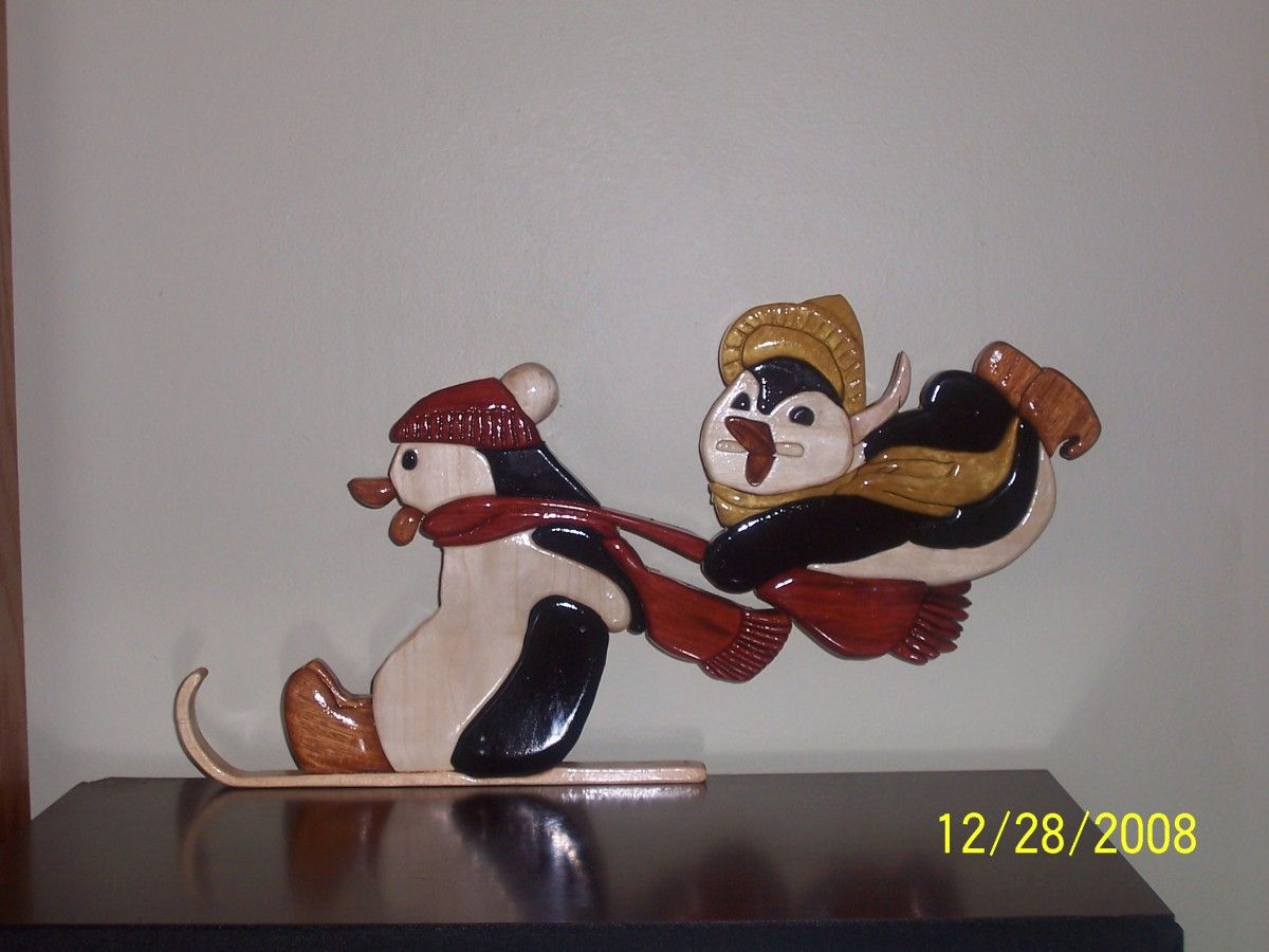 Intarsia Penguin - FineWoodworking