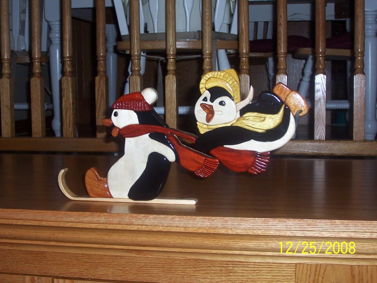 Intarsia Penguin - FineWoodworking