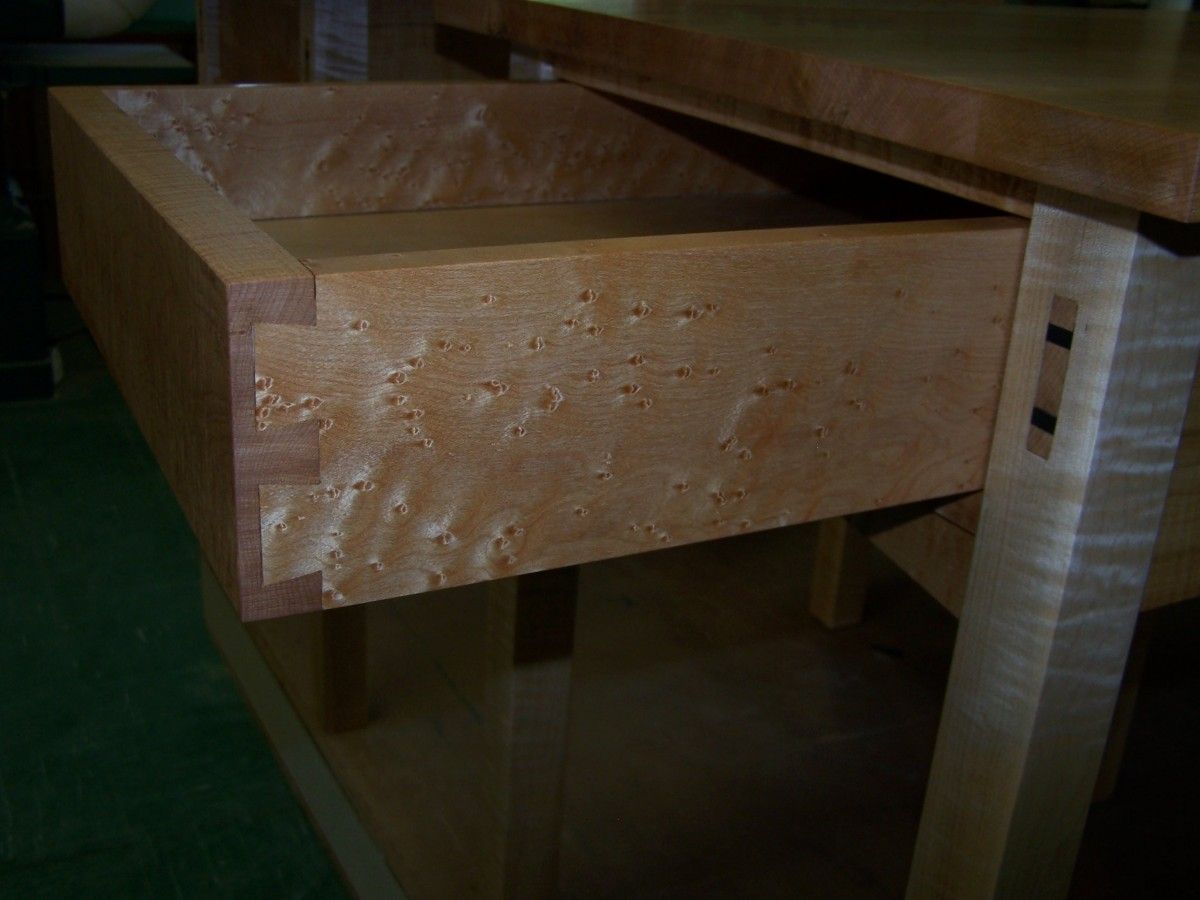 Birds eye Maple Coffee Table - FineWoodworking