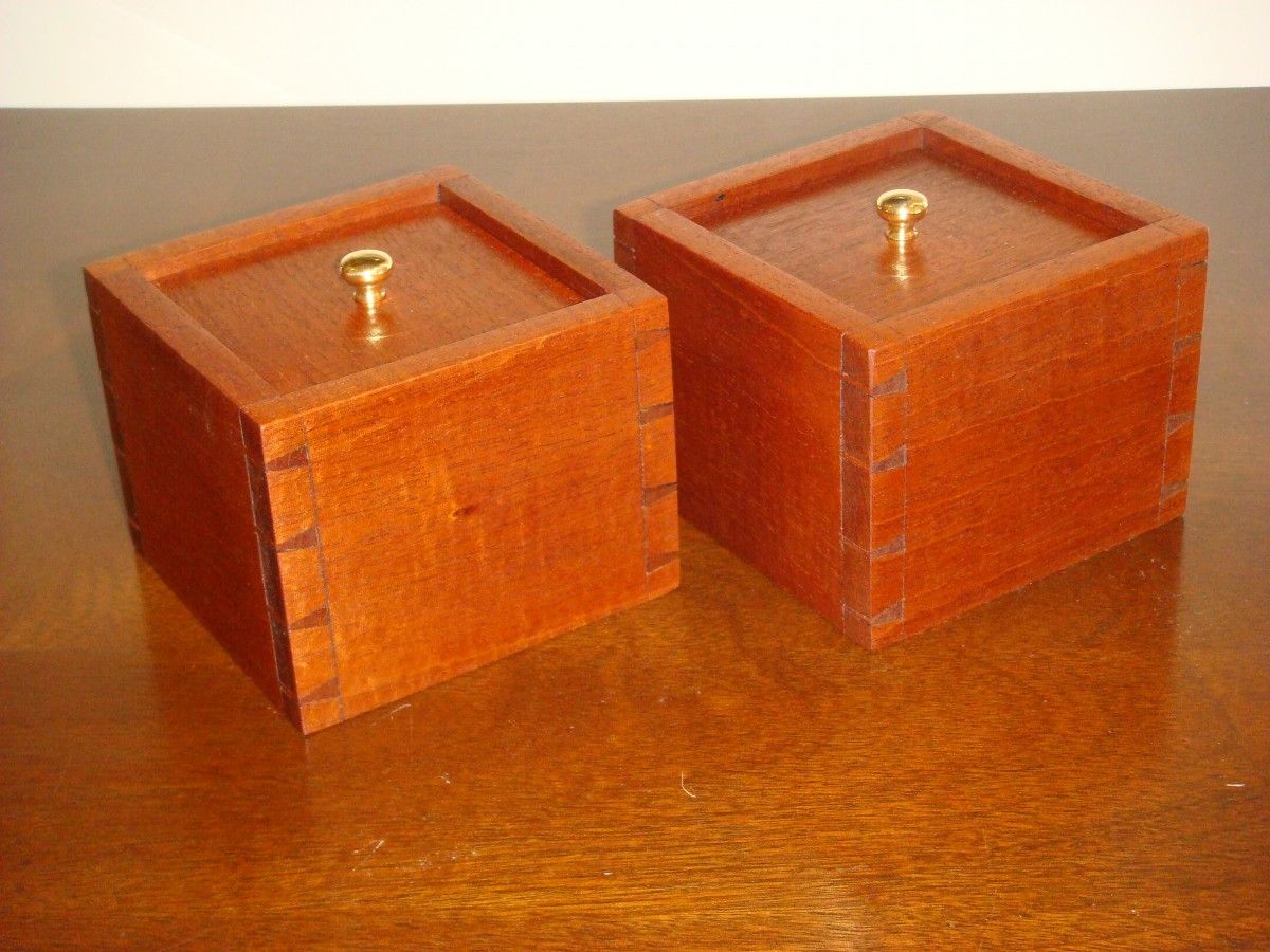 Pair of Mahogany Puzzle Boxes - FineWoodworking