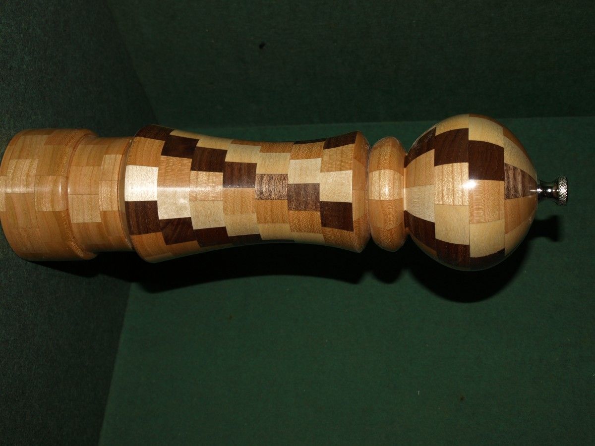 Segmented Pepper Mill - FineWoodworking