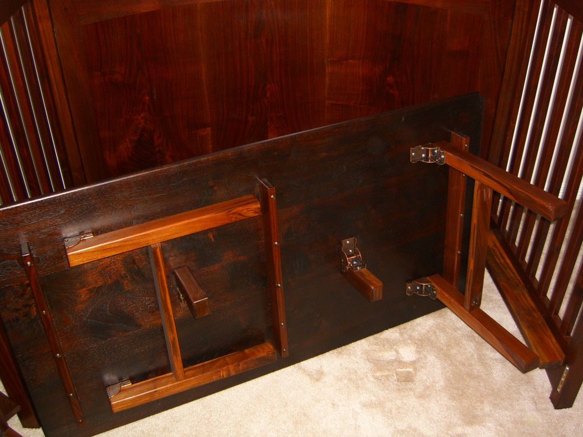 Walnut and Ebony Crib - FineWoodworking