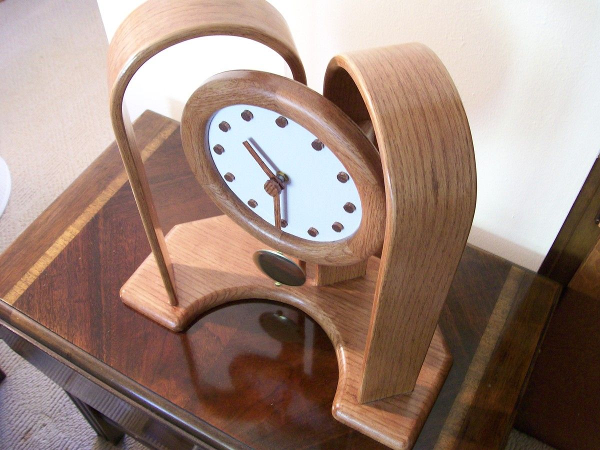 Steam bent arch clock - FineWoodworking