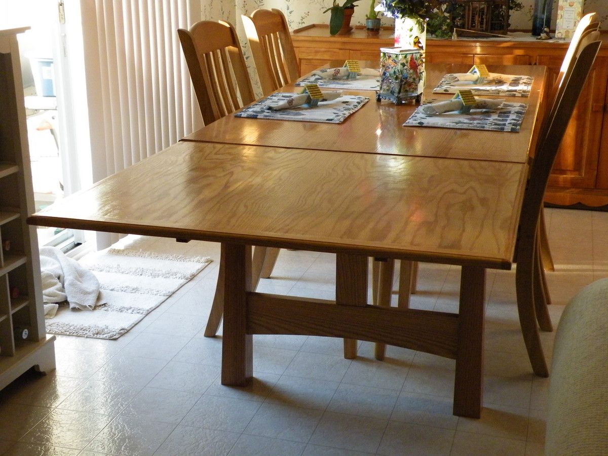 Dutch pullout Dining room table - FineWoodworking