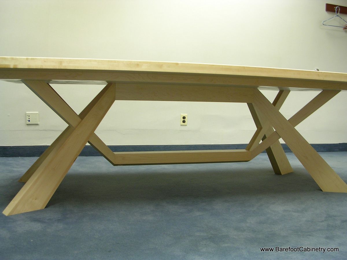 Maple & Anigre Conference Table - FineWoodworking