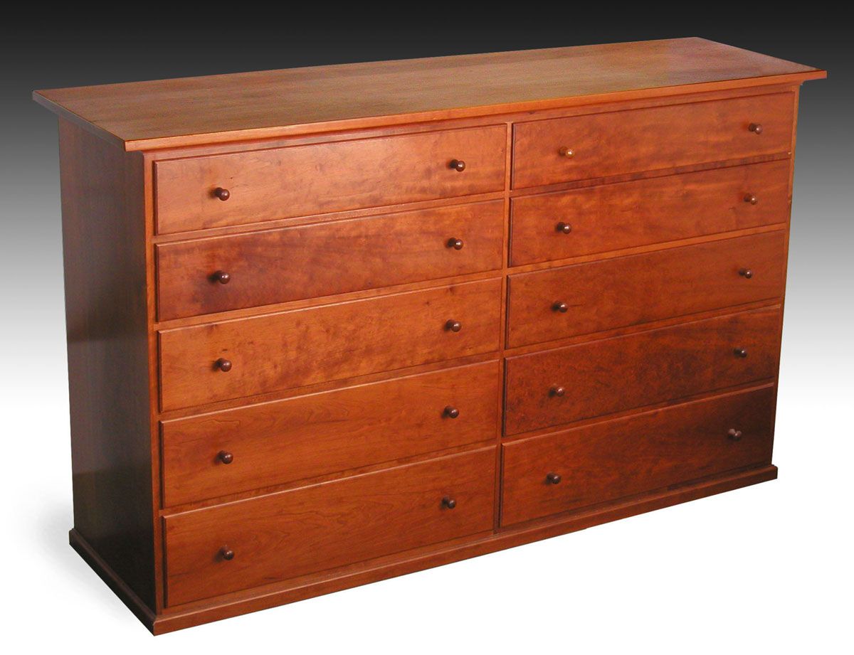 Shaker dresser, cherry - FineWoodworking
