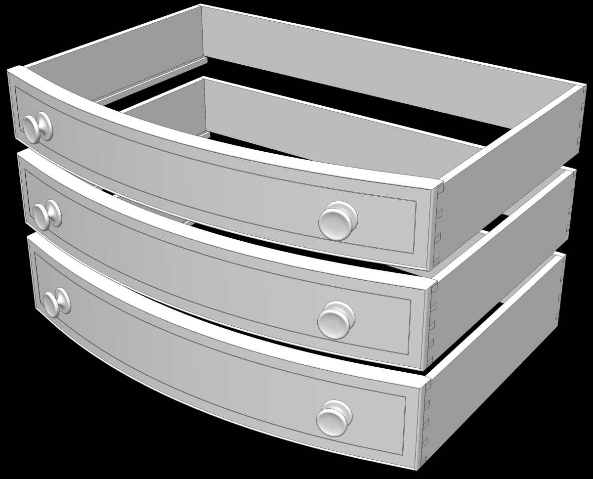 Using Offset and Auto-Fold for Drawer Bottoms - FineWoodworking