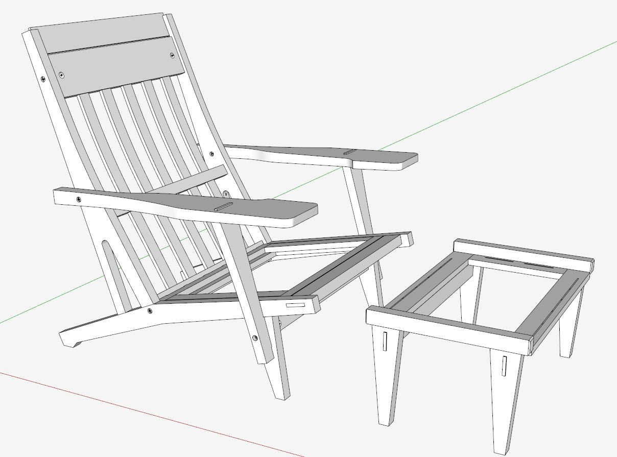 A Dimension Strategy for a Modern Chair - FineWoodworking