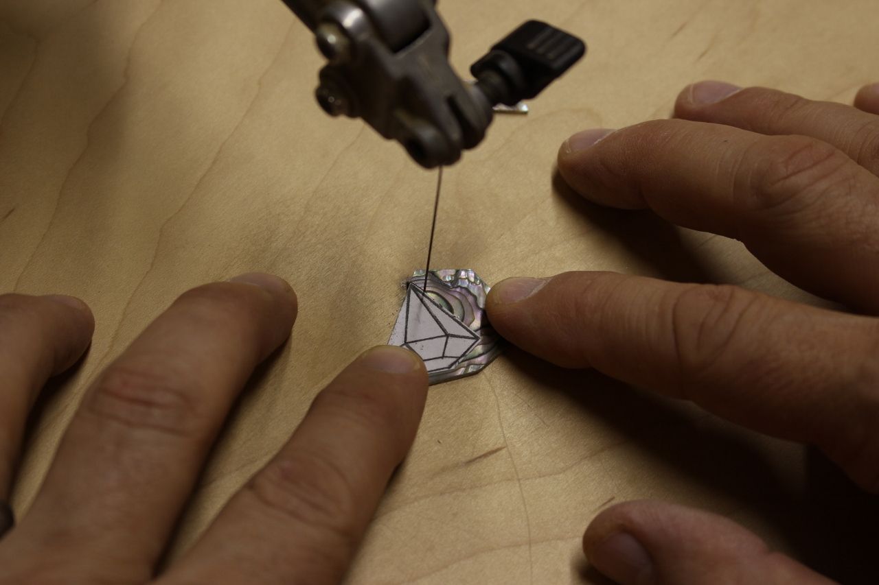 Inlaying Pearl, and Abalone - FineWoodworking