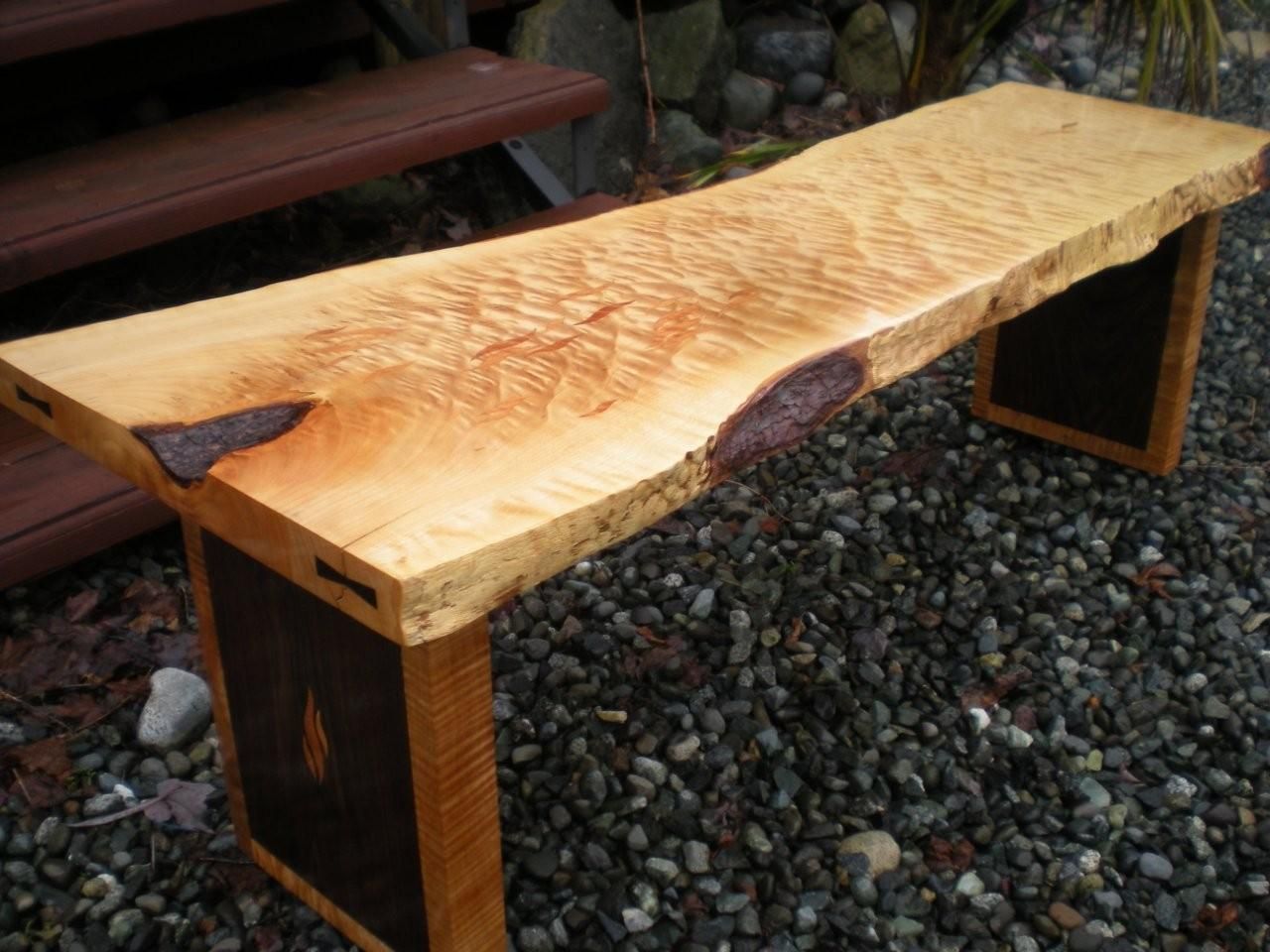 ALPHA and OMEGA Maple slab coffee table - FineWoodworking