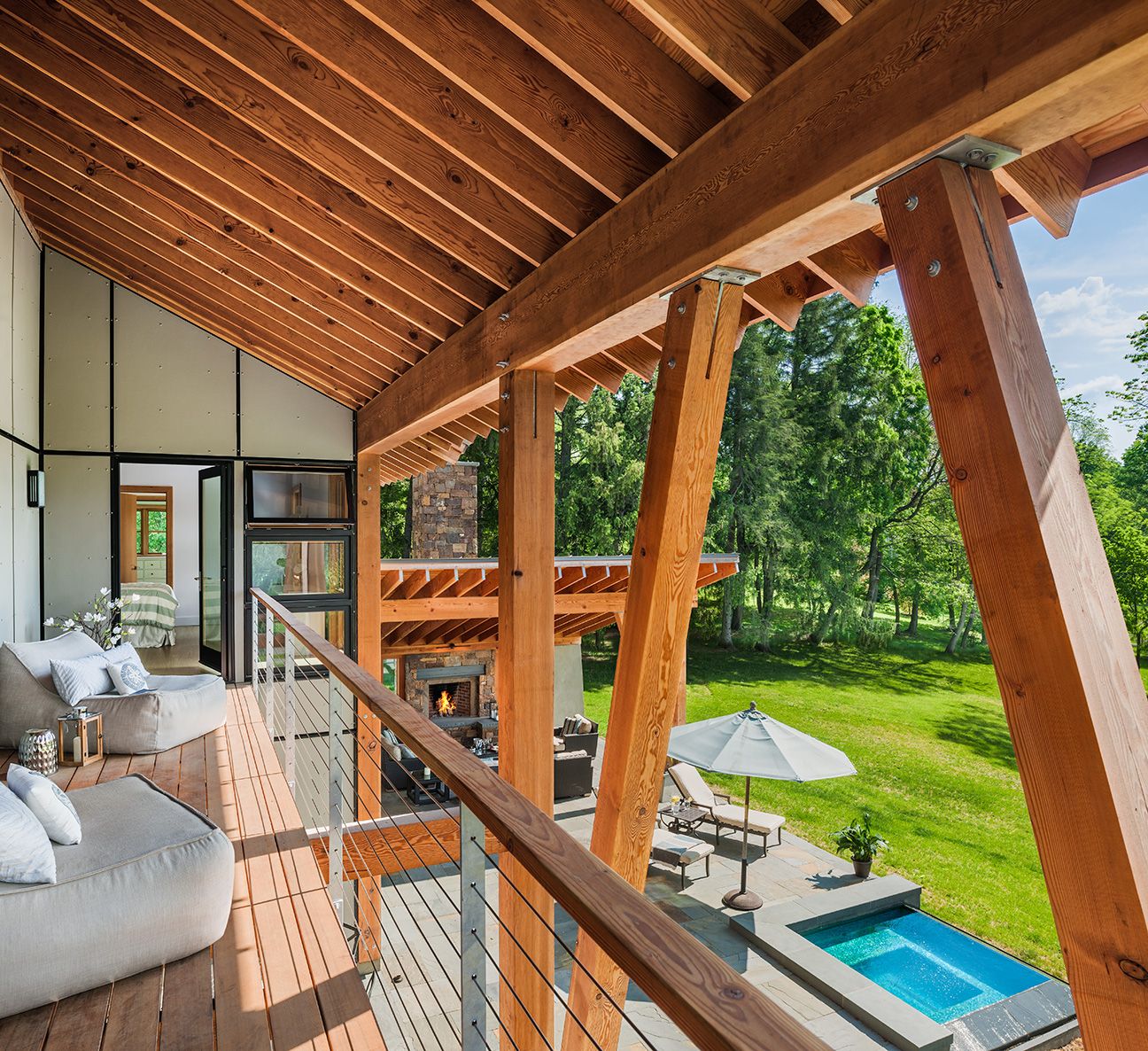 Leaning Timber Haus - Fine Homebuilding