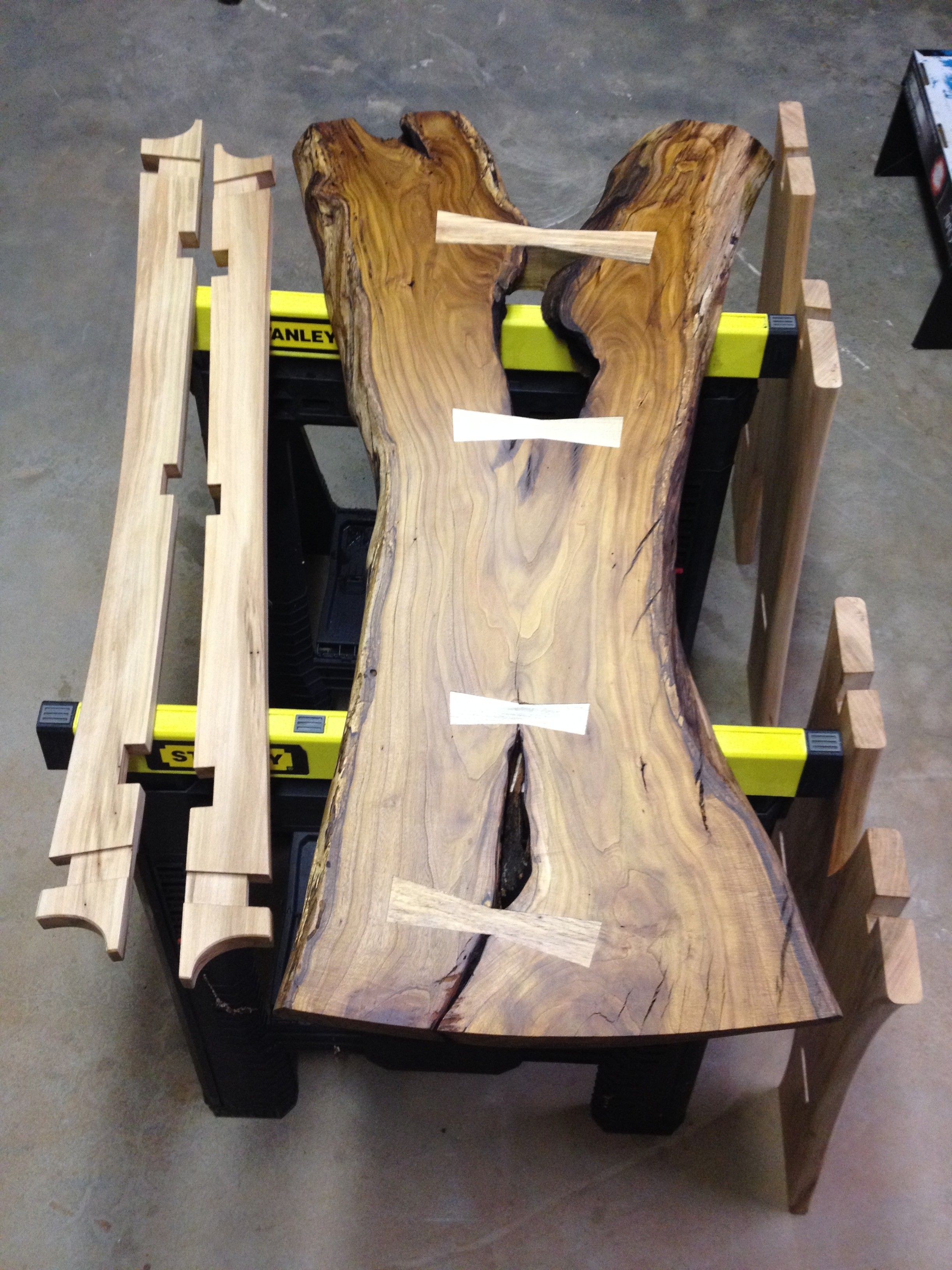 Redbud Slab Hall Table - FineWoodworking
