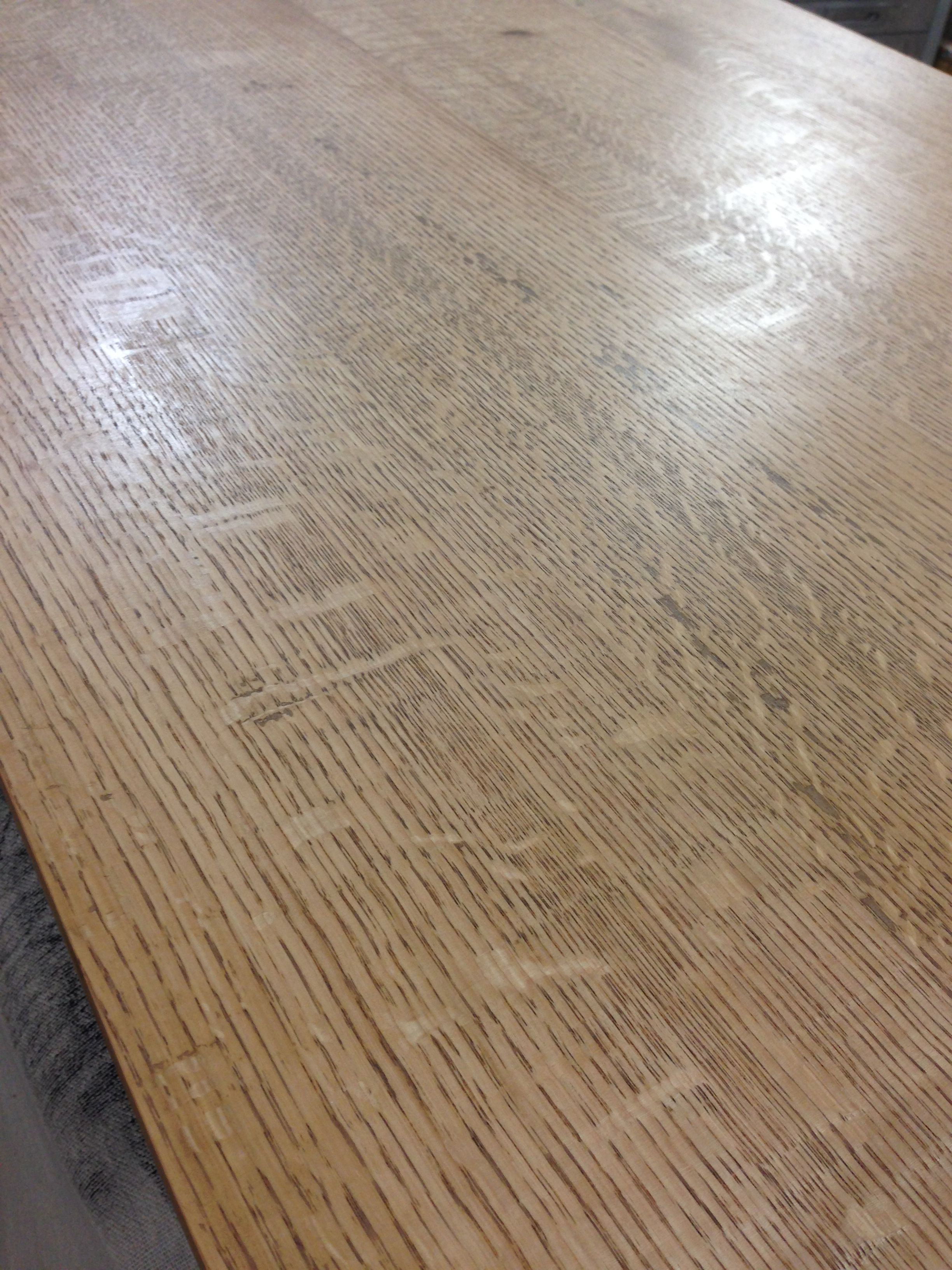 Pore-filling Red Oak for an Arts & Crafts Table - FineWoodworking