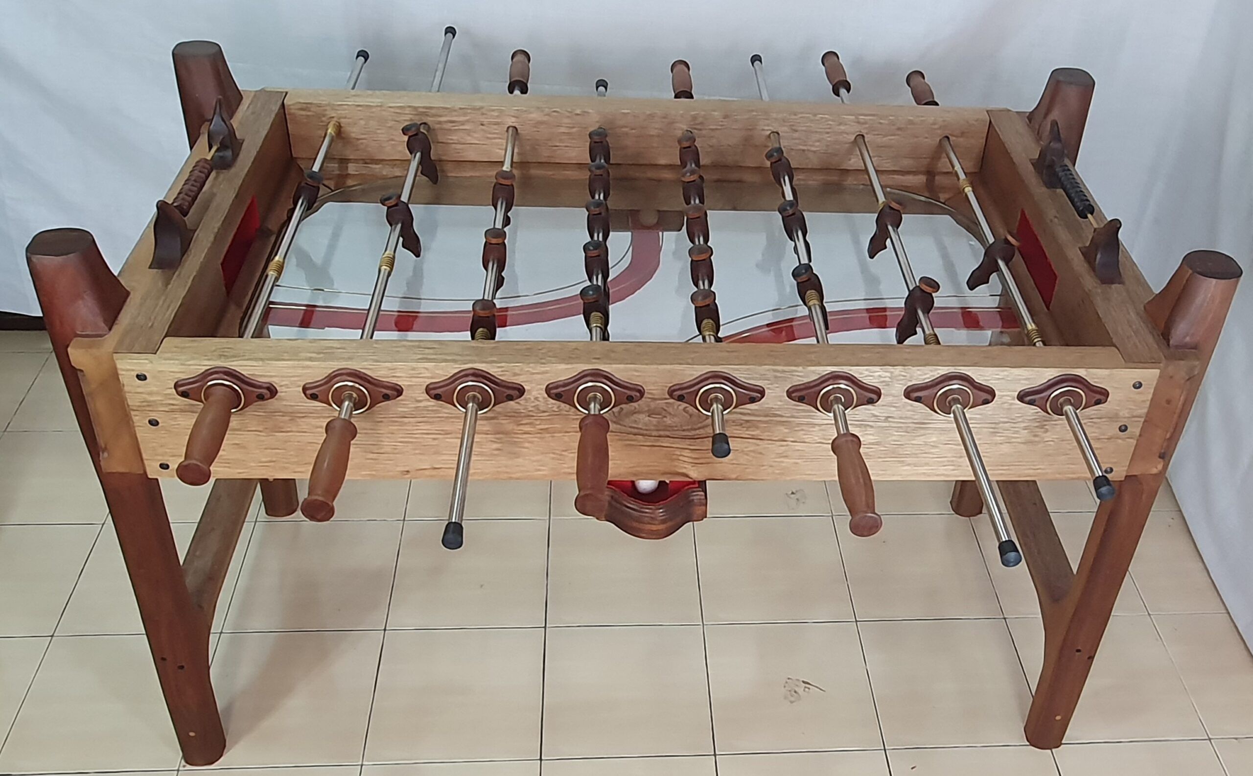 A Foosball Table designed and handcrafted by Sam M. Tai - FineWoodworking