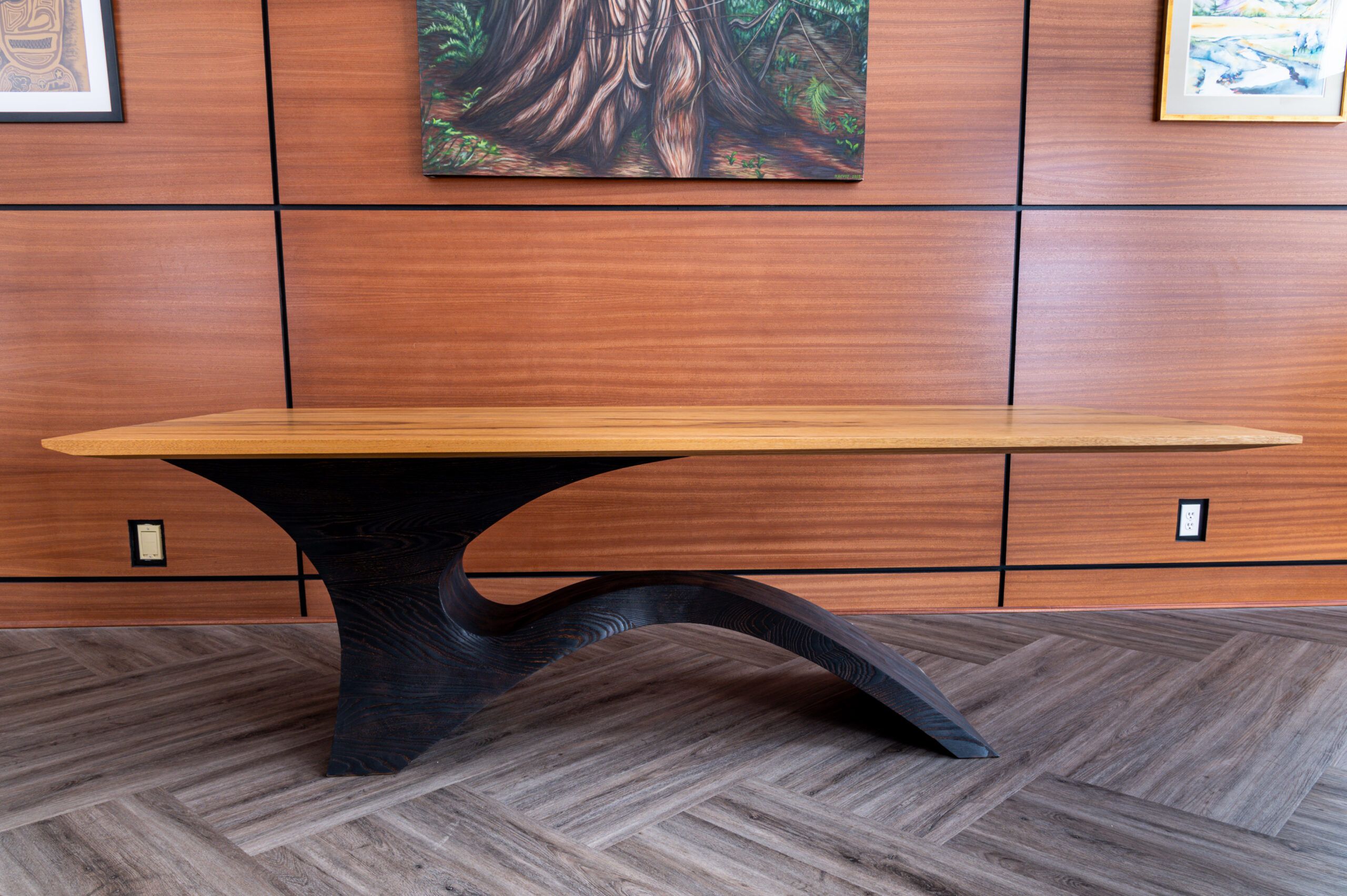 Wave Table Sculpted Cantilever Dining Table - FineWoodworking