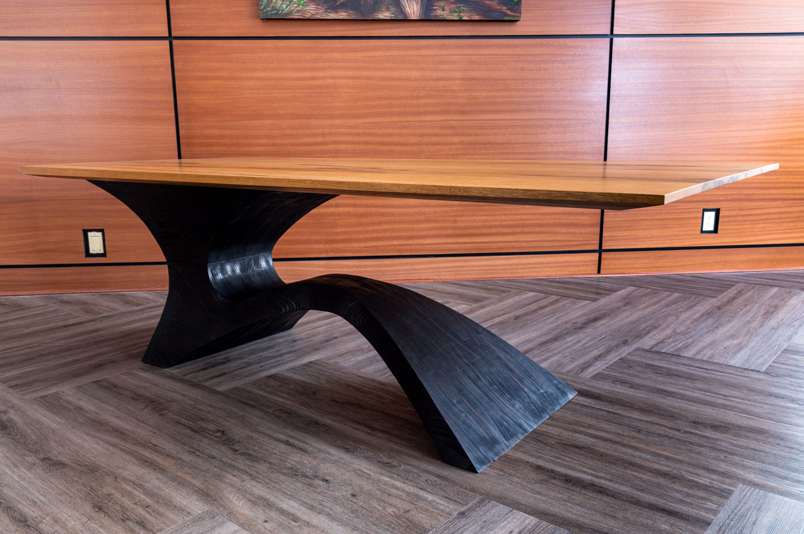 Wave Table Sculpted Cantilever Dining Table - FineWoodworking