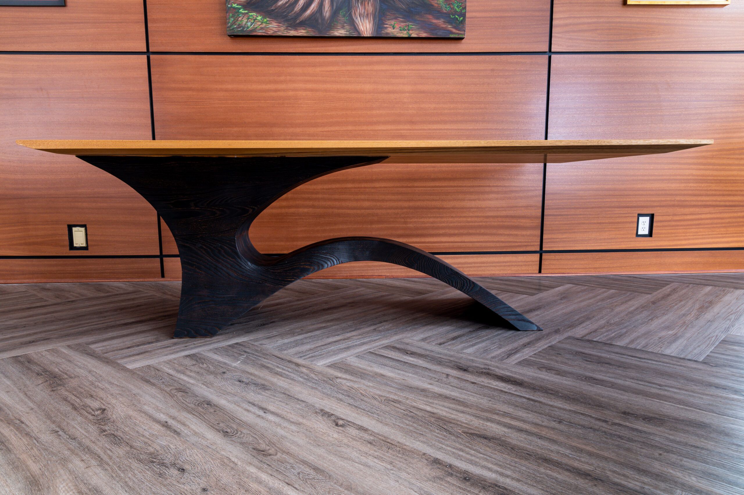 Wave Table Sculpted Cantilever Dining Table - FineWoodworking