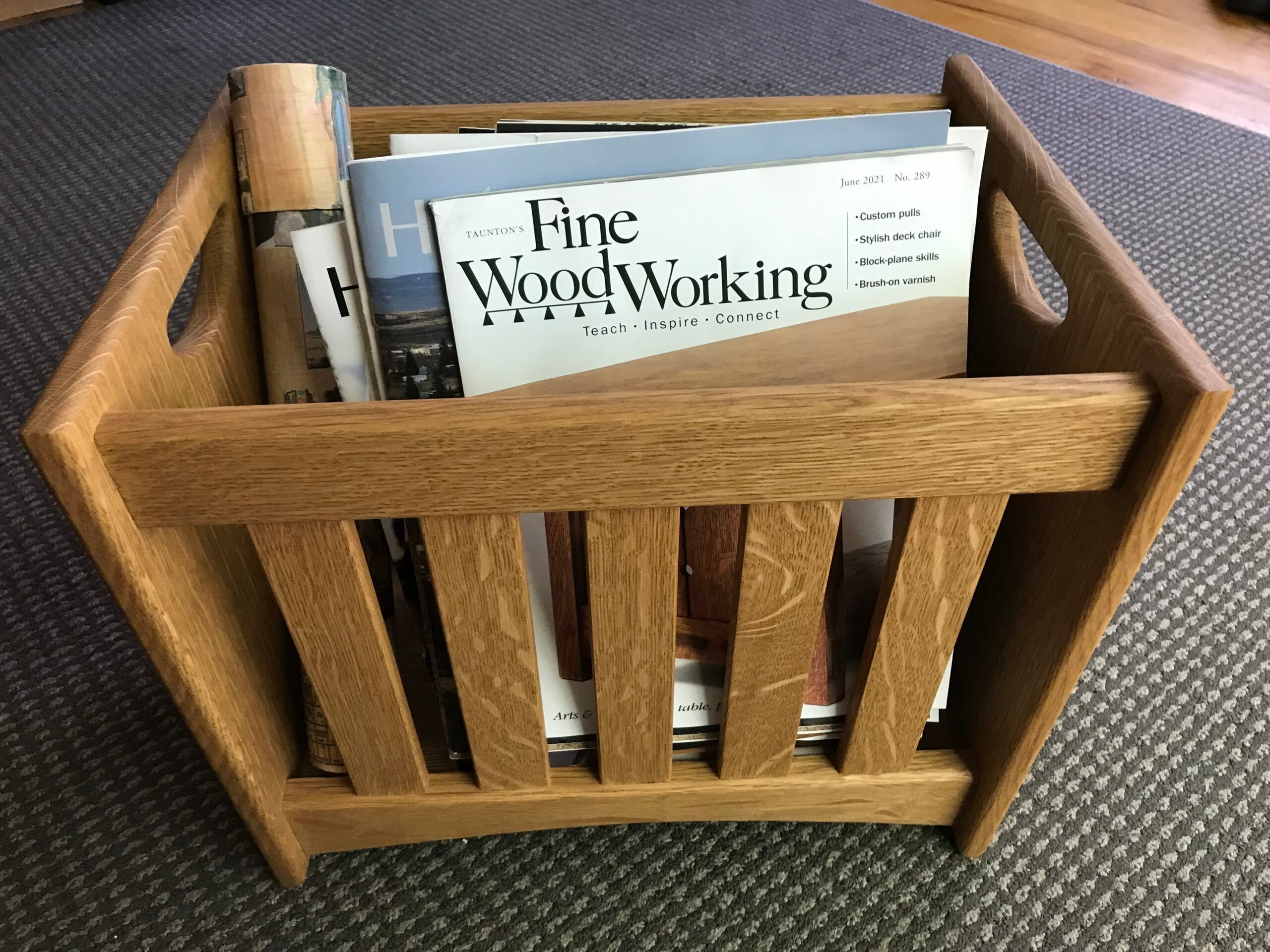 Stickley-Inspired Magazine Rack - FineWoodworking