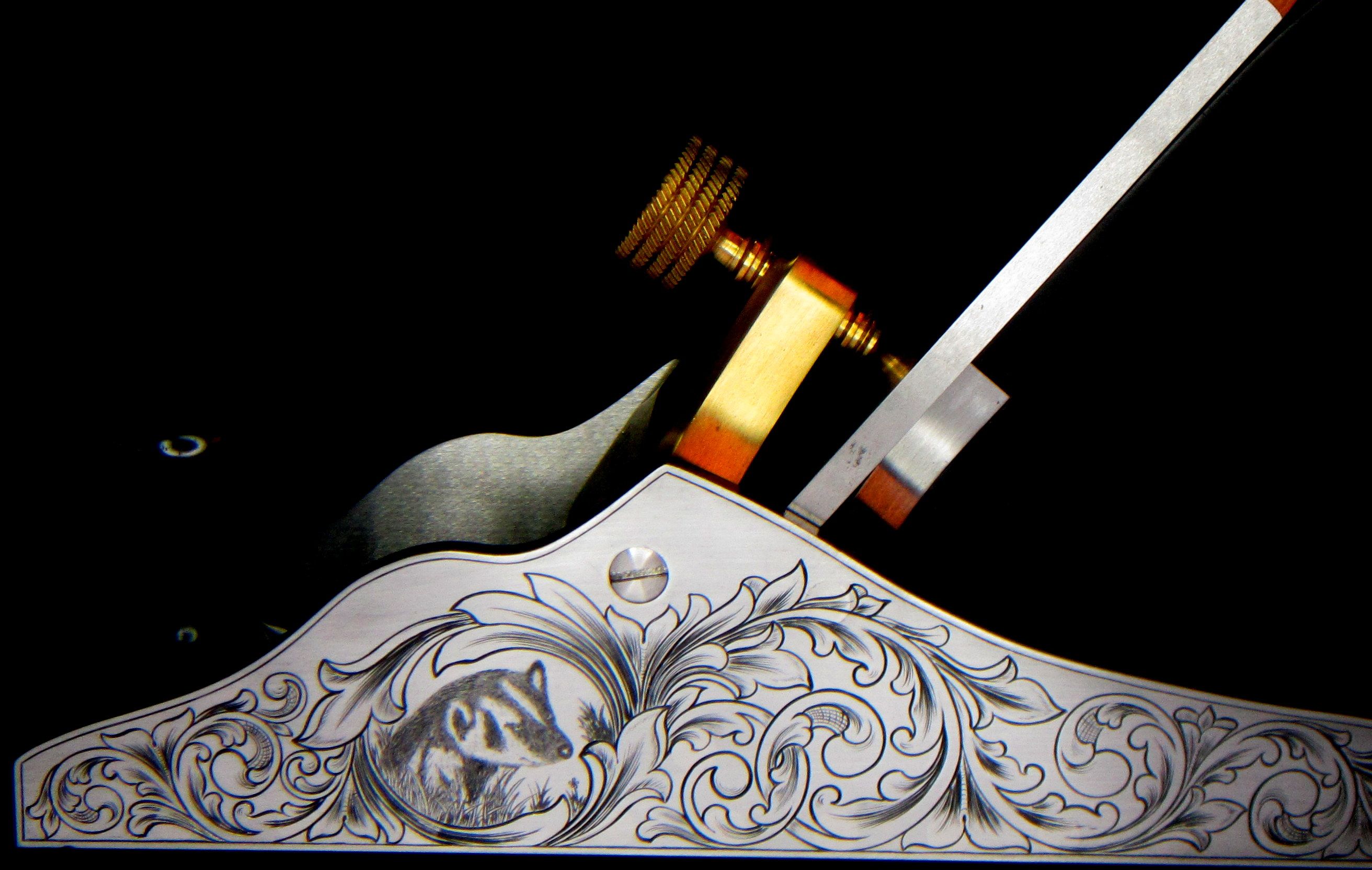 Engraved Ron Brese - FineWoodworking