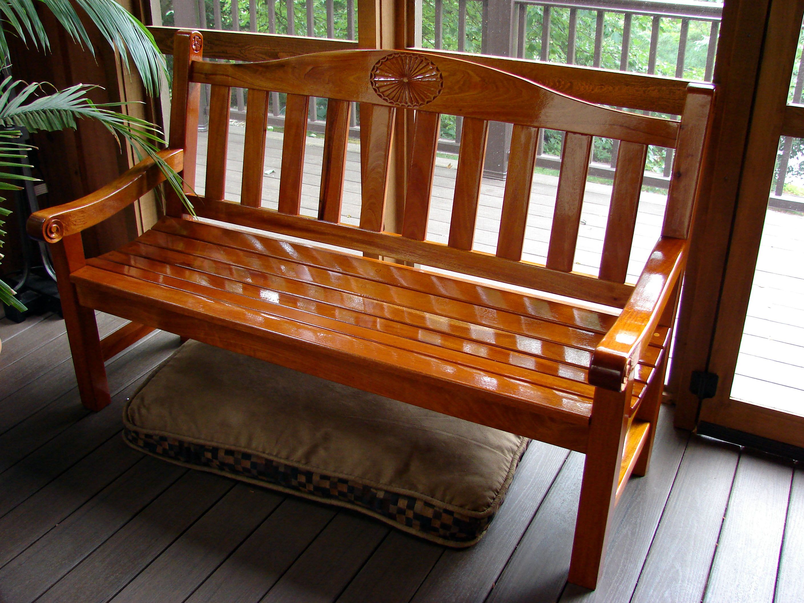 Mahogany Garden Bench - FineWoodworking