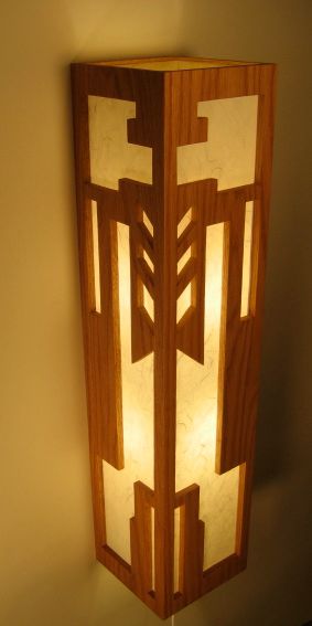 Oak Corner Lamp - FineWoodworking