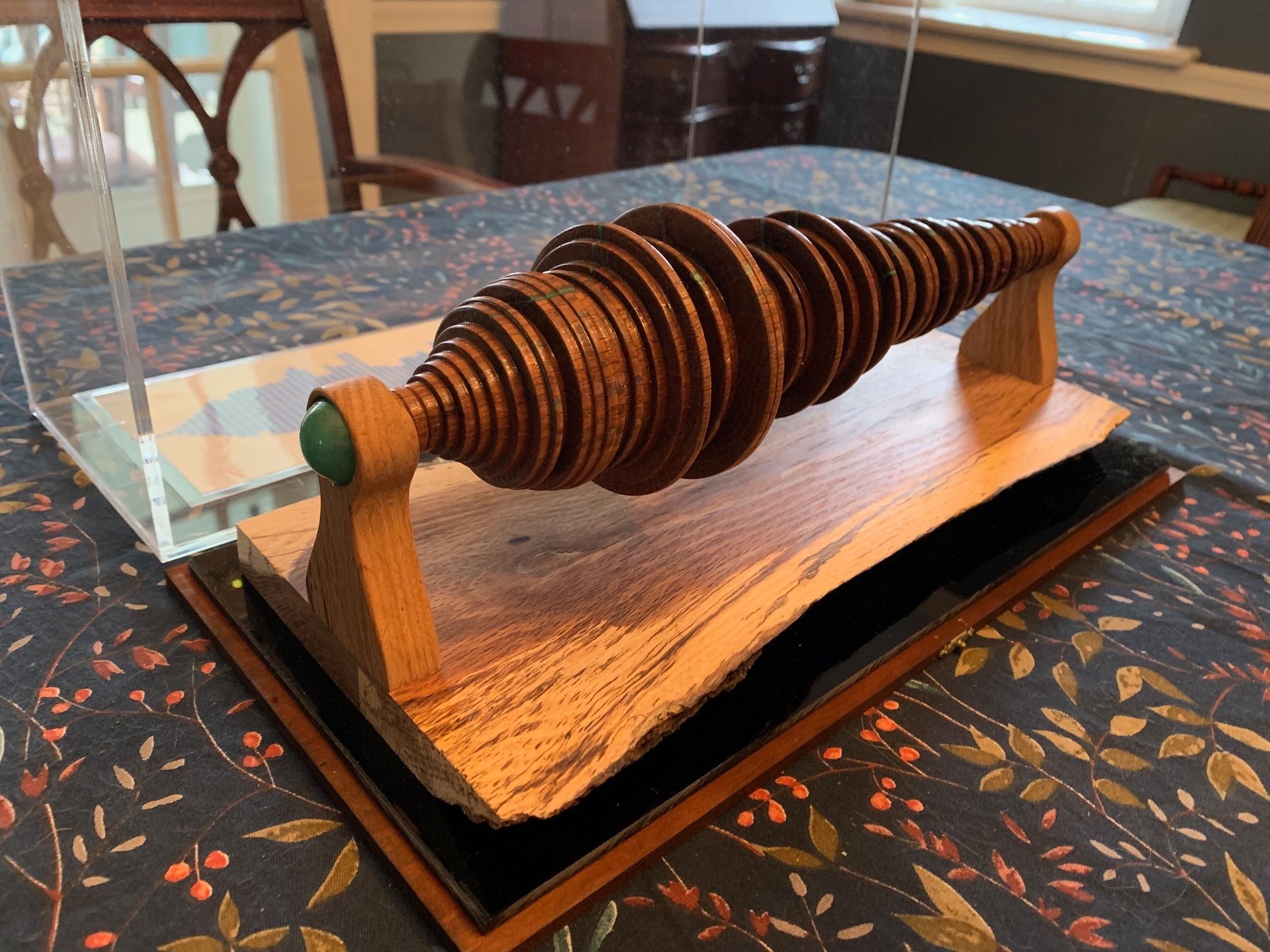 Turned Oak Soundwave - FineWoodworking