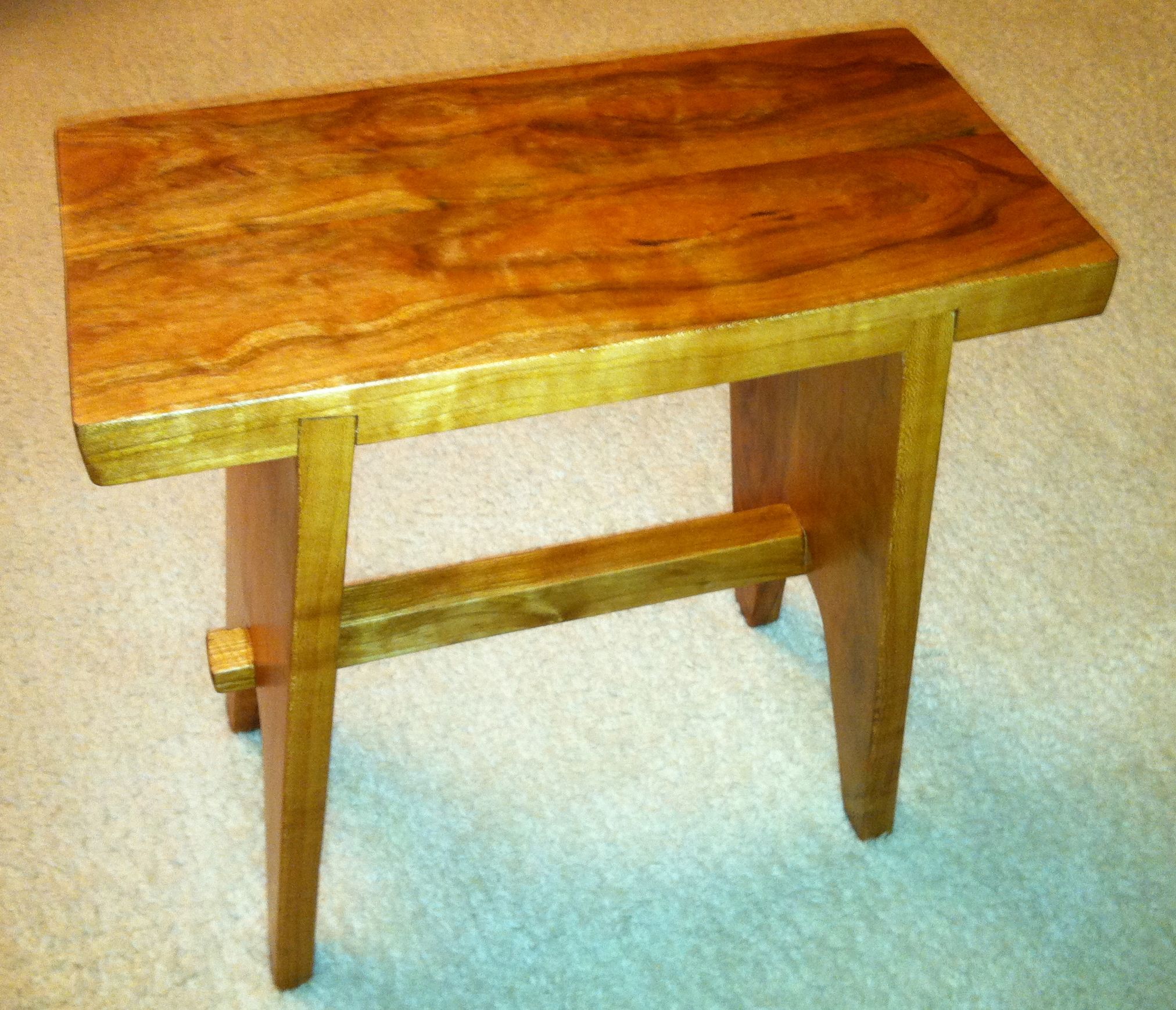 Cherry stool - FineWoodworking