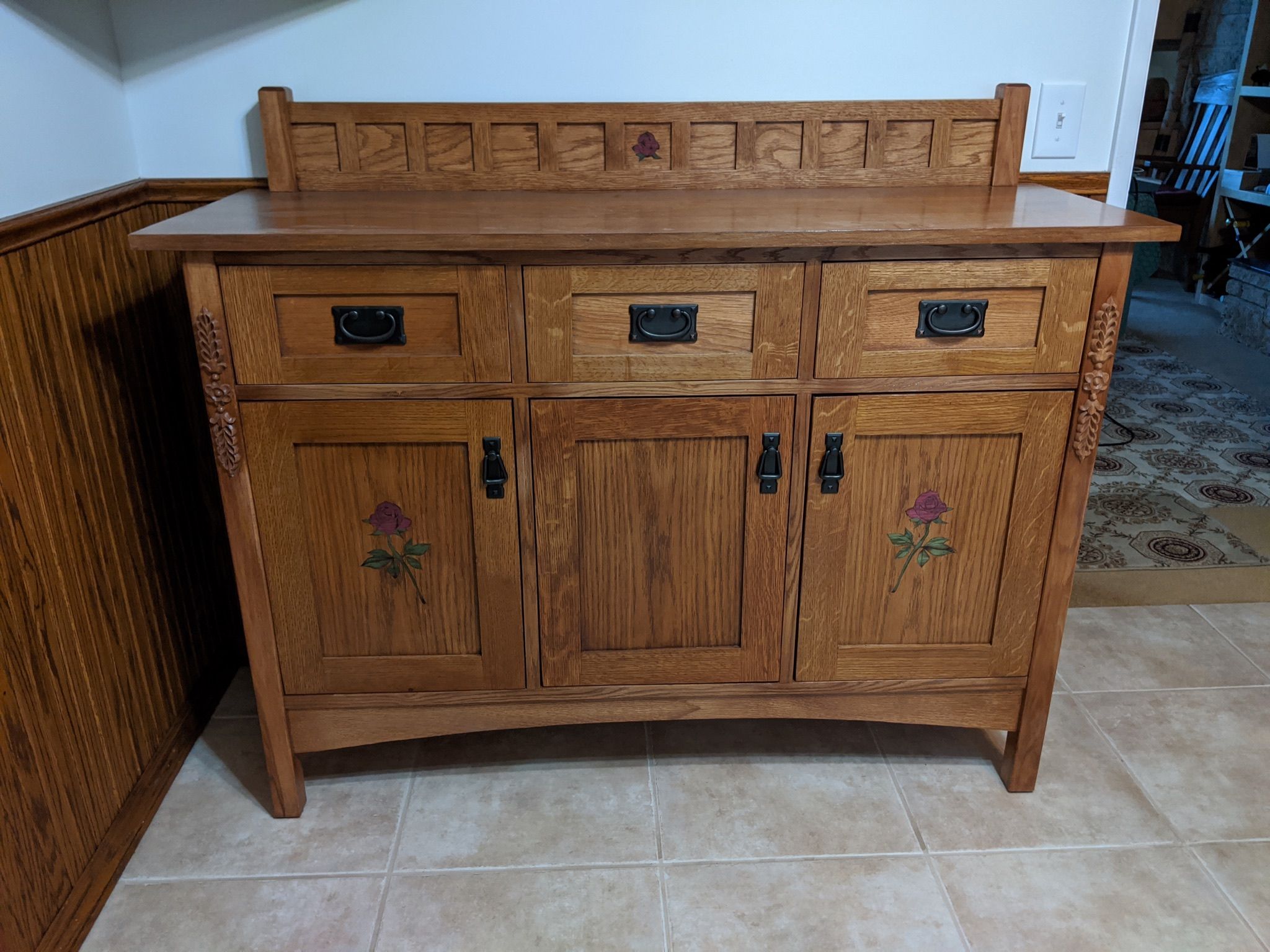White oak buffet - FineWoodworking