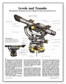 Levels and Transits - Fine Homebuilding