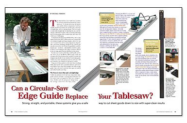 Can a Circular-Saw Edge Guide Replace Your Tablesaw? - Fine Homebuilding