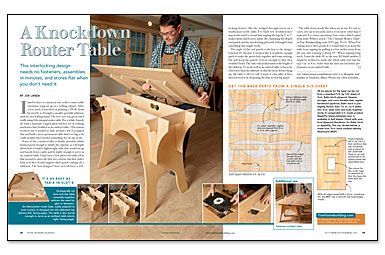 A Knockdown Router Table - Fine Homebuilding