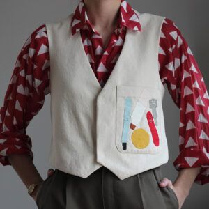 Inside a Splendid Embroidered Vest - Threads