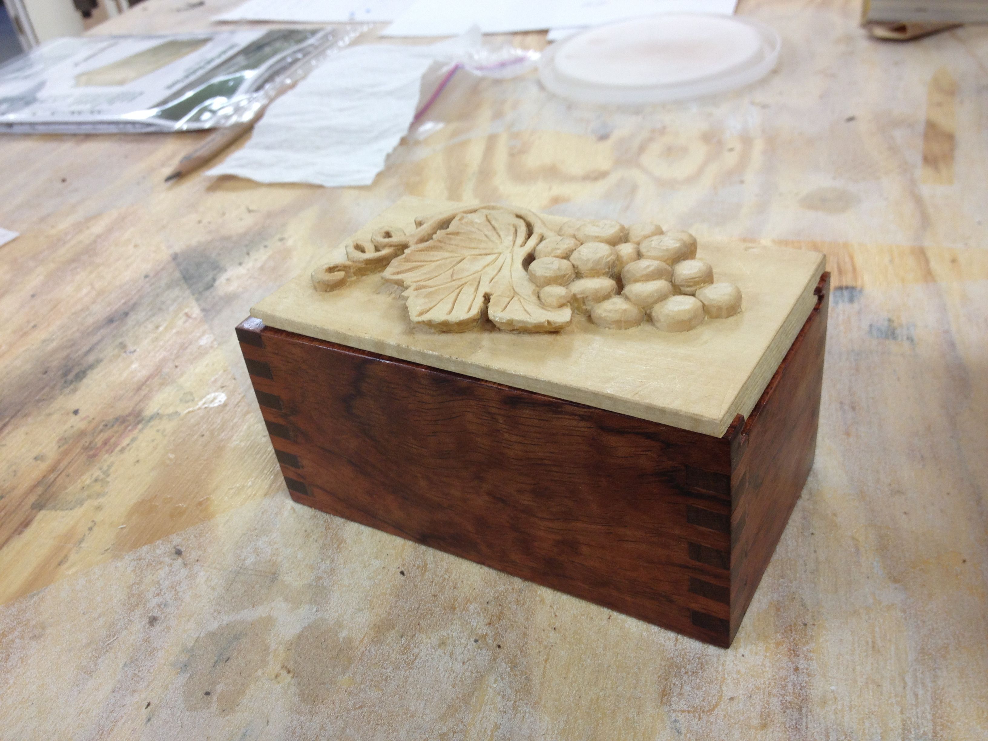 Carving box gift - FineWoodworking