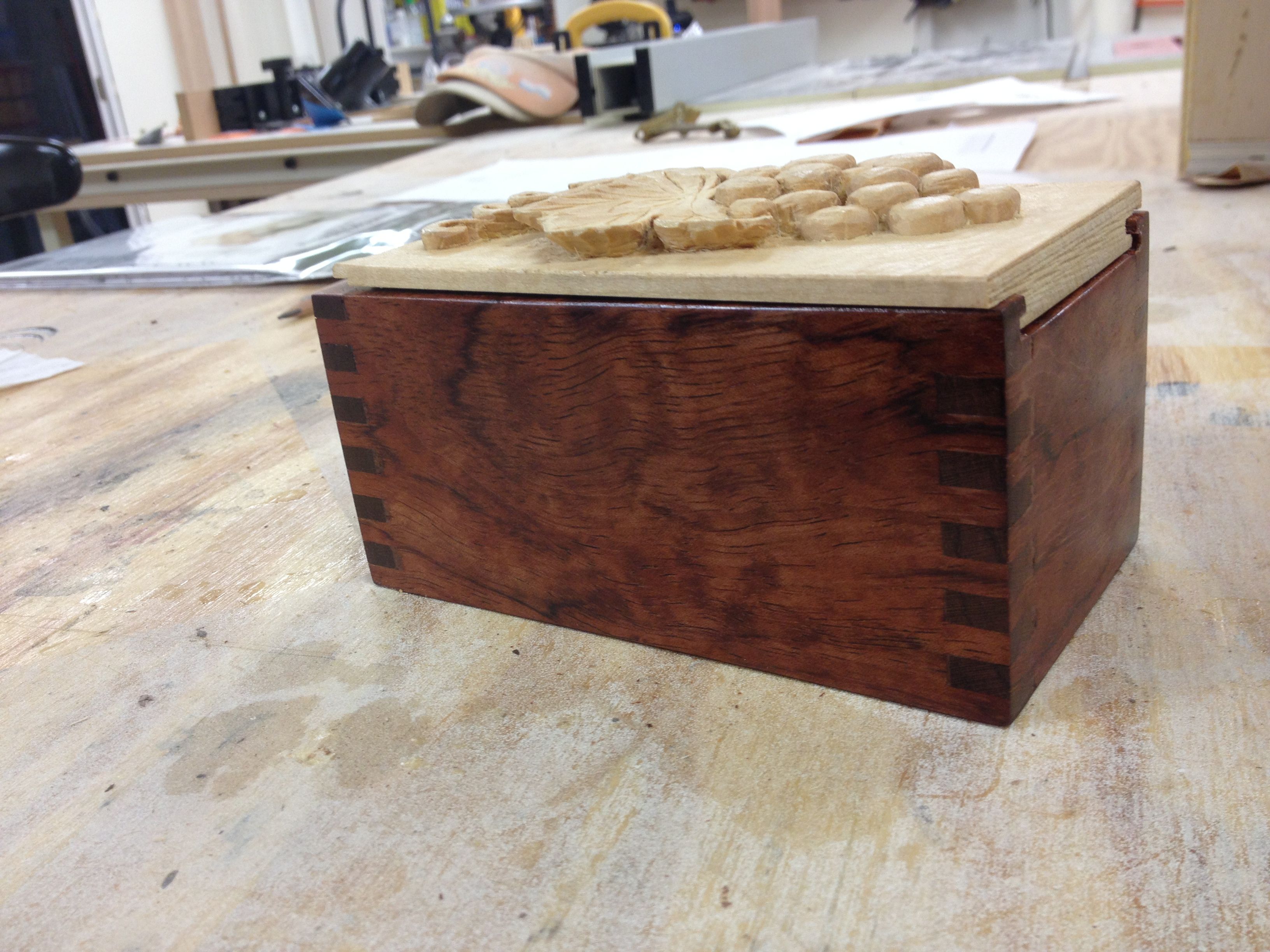 Carving box gift - FineWoodworking
