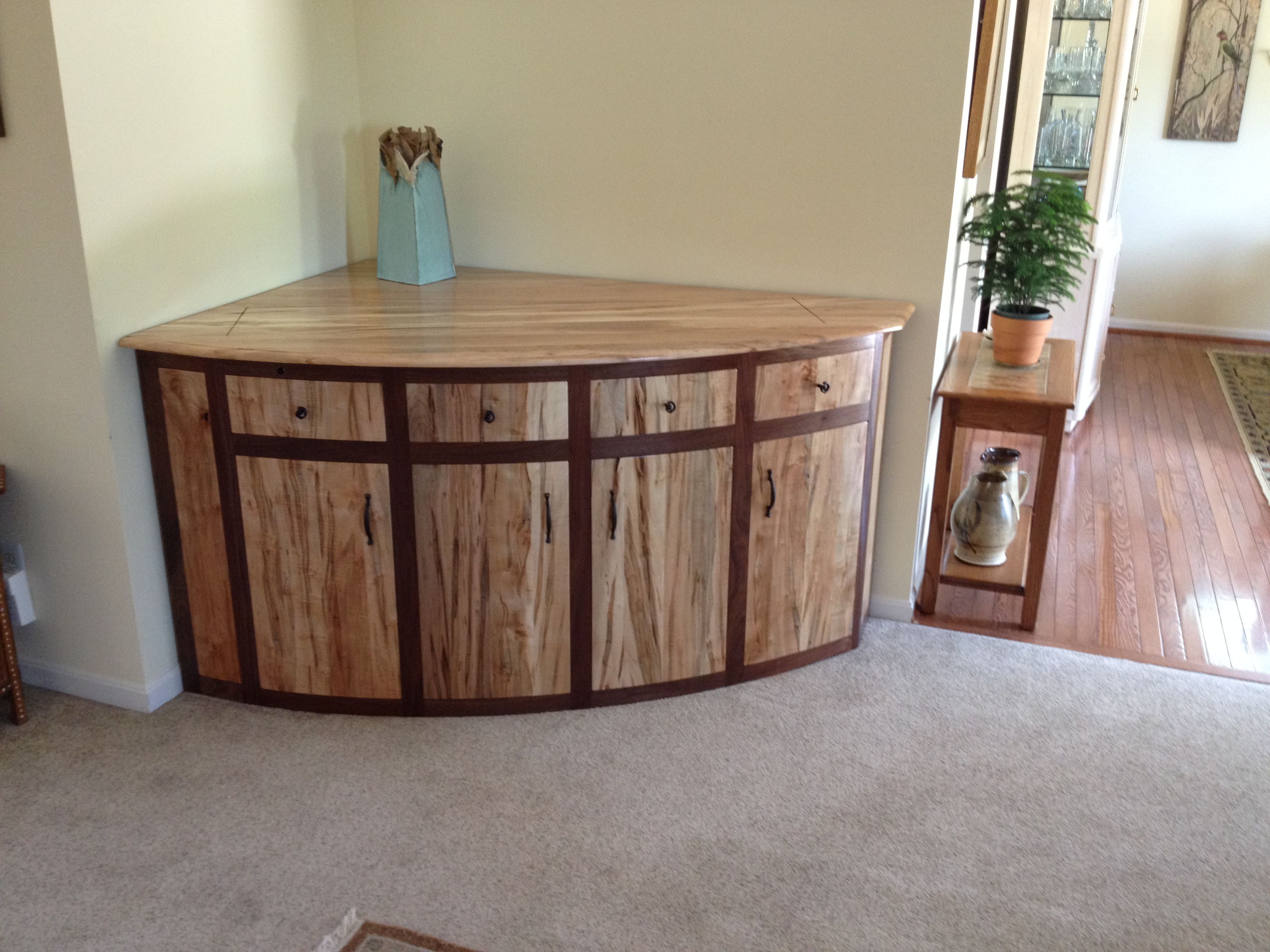 TV Lift Cabinet - Large Radius - FineWoodworking