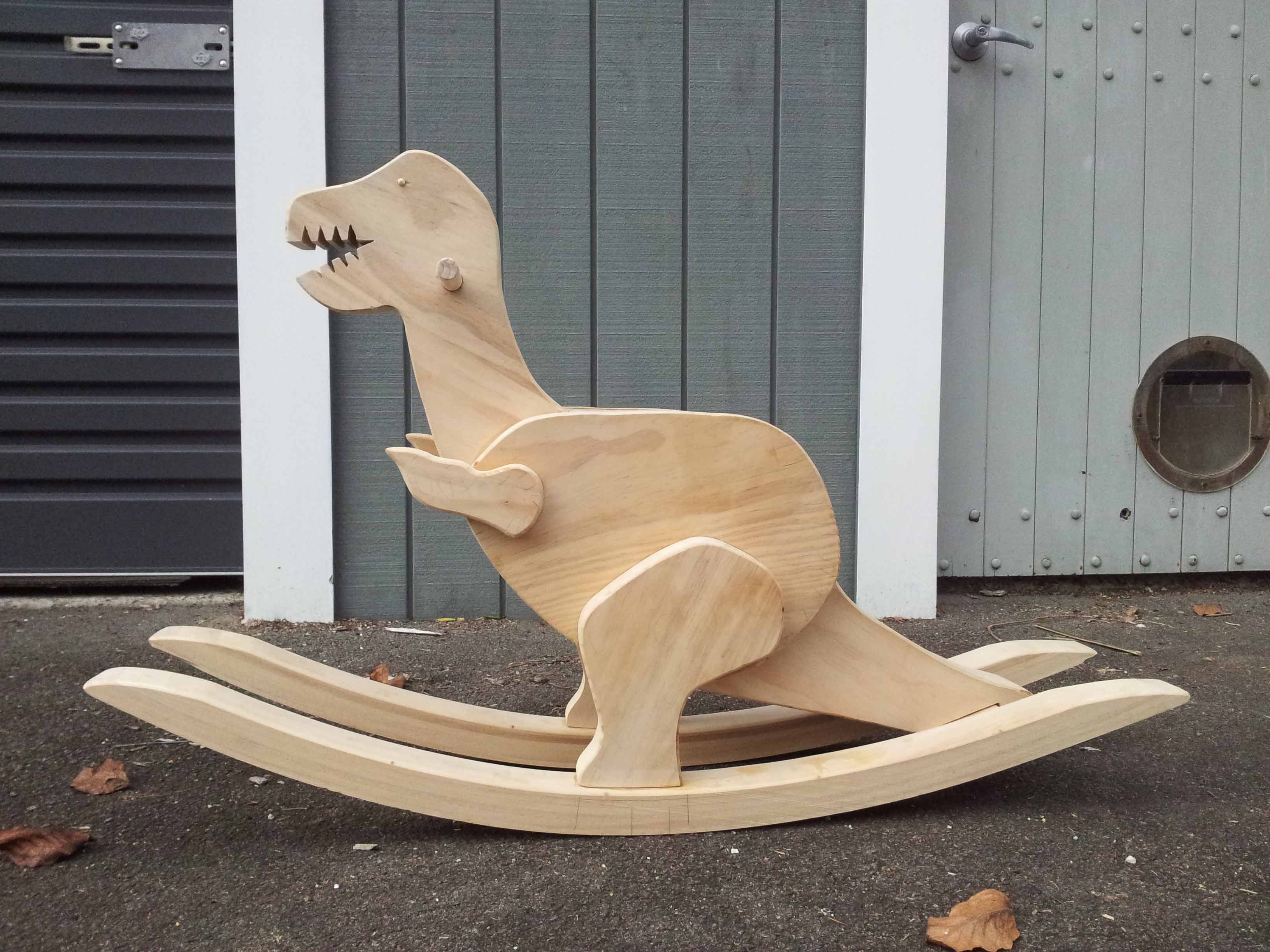 Rocking dinosaur - FineWoodworking