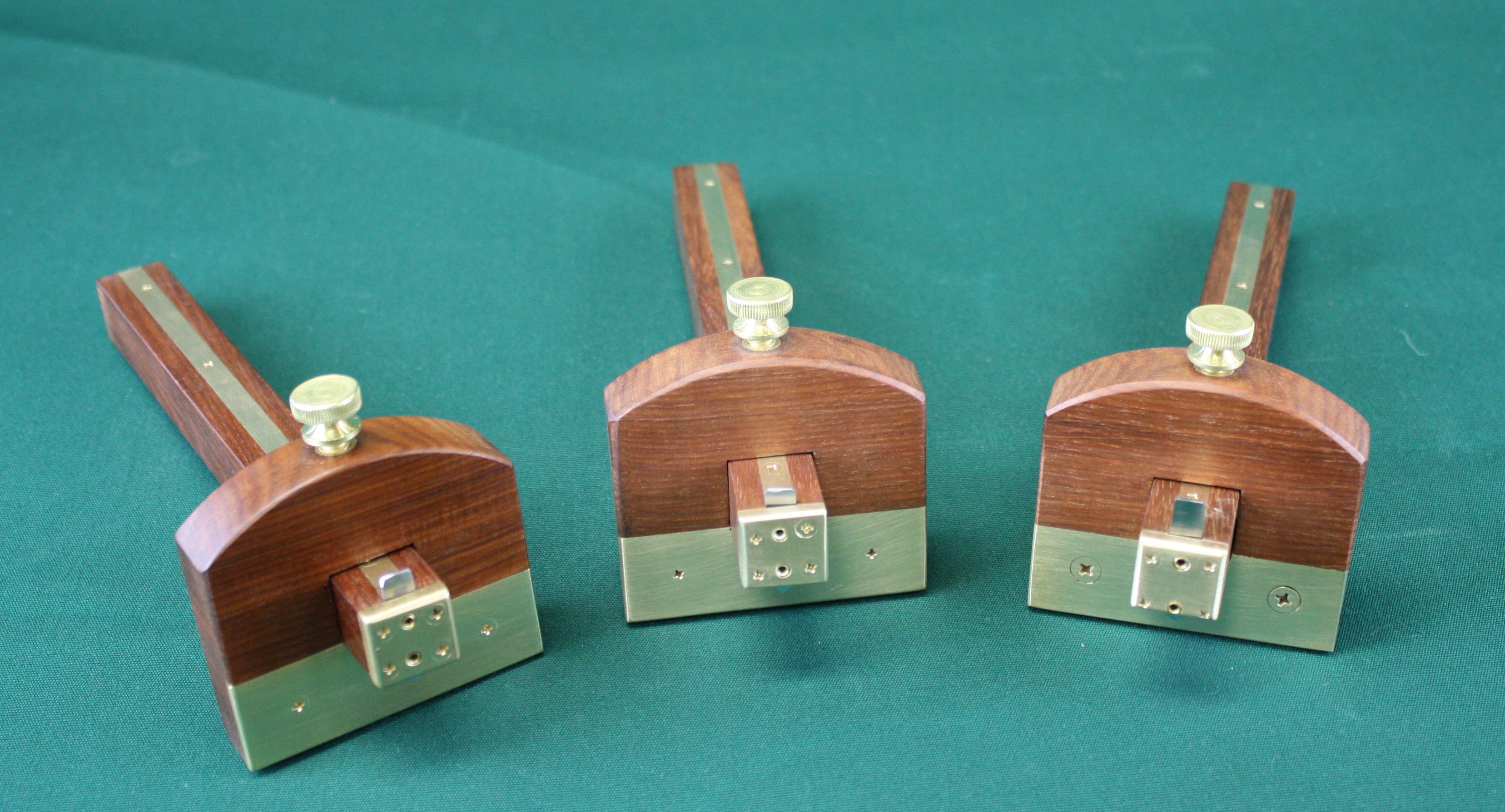 Brass and Rosewood Cutting Gauges - FineWoodworking