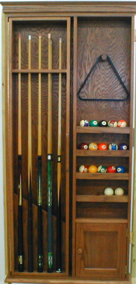Pool Cue Cabinet - FineWoodworking