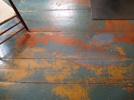 Design snapshot: Painted-floor patina - Fine Homebuilding