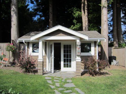 Classic West Coast architecture meets backyard shed - Fine Homebuilding