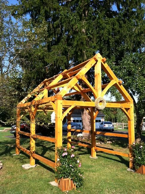 Timber Frame - Future Greenhouse - FineWoodworking