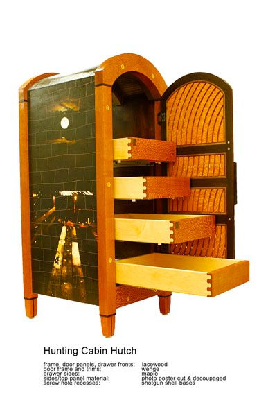 Duck Cabin Hutch - FineWoodworking