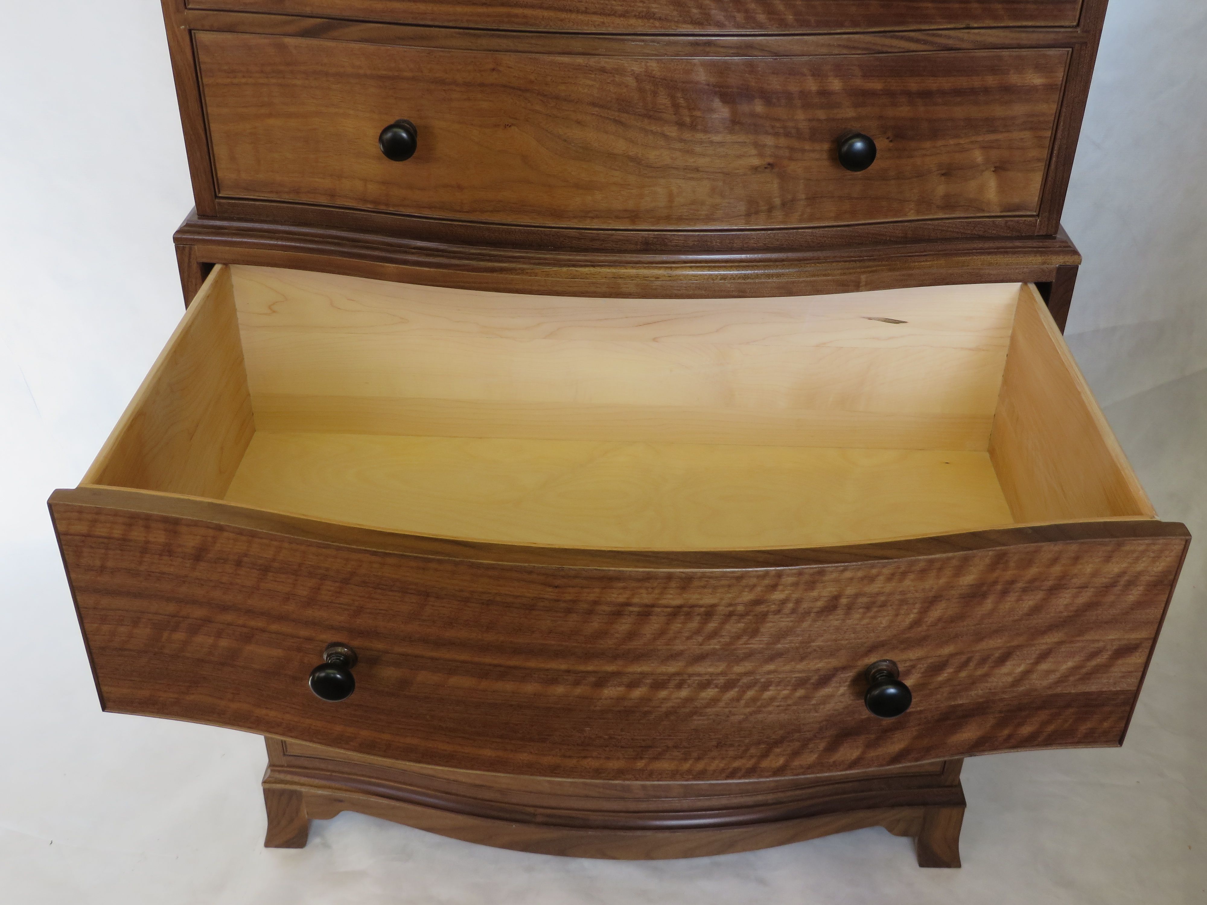 Serpentine front chest of drawers - FineWoodworking