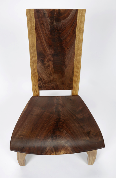 Cascade lounge chair in figured walnut and white oak - FineWoodworking