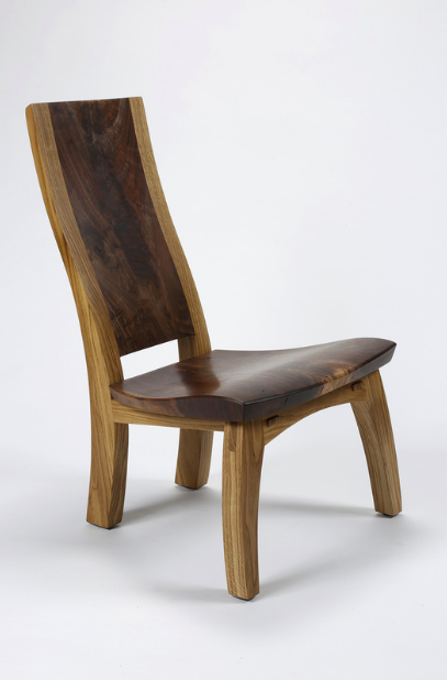 Cascade lounge chair in figured walnut and white oak - FineWoodworking