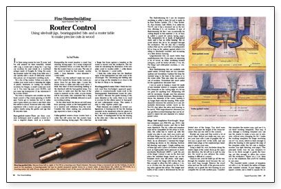 Router Control - Fine Homebuilding