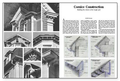 Cornice Construction - Fine Homebuilding