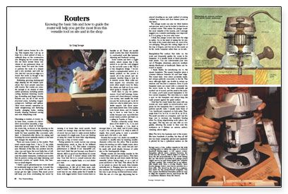 Routers - Fine Homebuilding