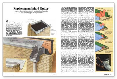 Replacing an Inlaid Gutter - Fine Homebuilding