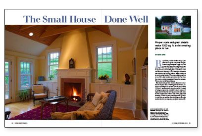 The Small House Done Well - Fine Homebuilding